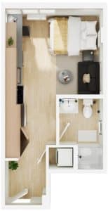 Floor Plans | Studio, 2 - 5 Bedroom Apartments | Eugene, OR