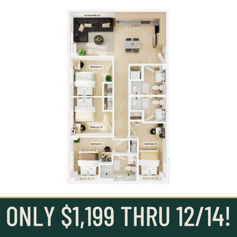 Chapter at Eugene | Luxury Student Apartments Eugene Oregon